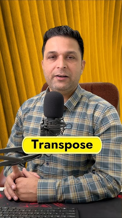 Dynamic Transpose Data In Excel Excelshorts Ytshorts Shorts Youtube