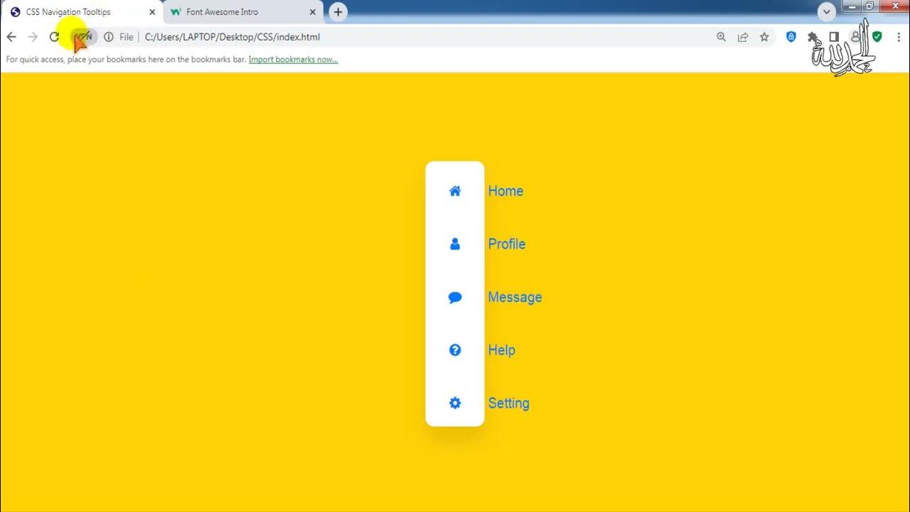 HTML5 CSS3 Tooltip - How To Create Tooltips Using HTML5 CSS3 - YouTube