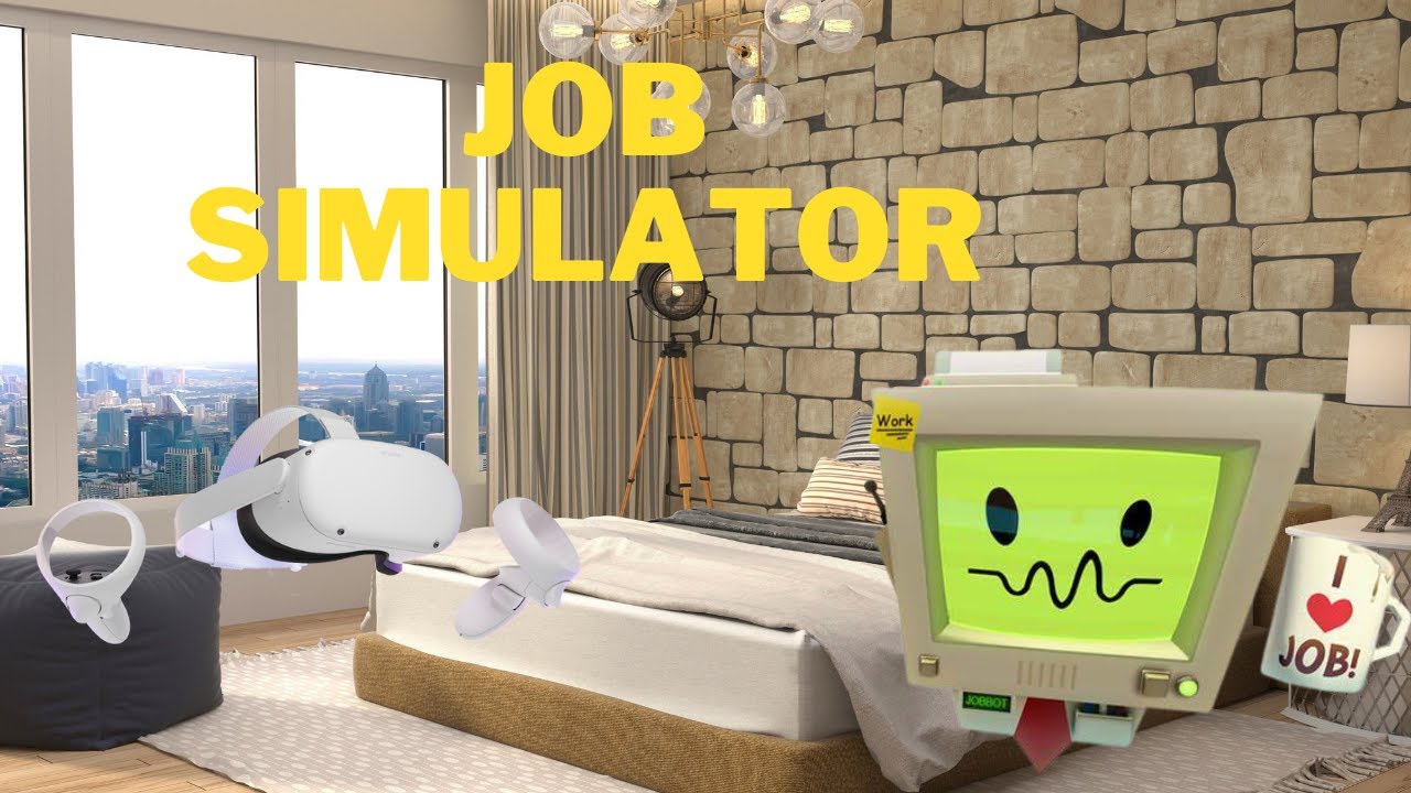 Job simulator in oculus quest 2 - YouTube