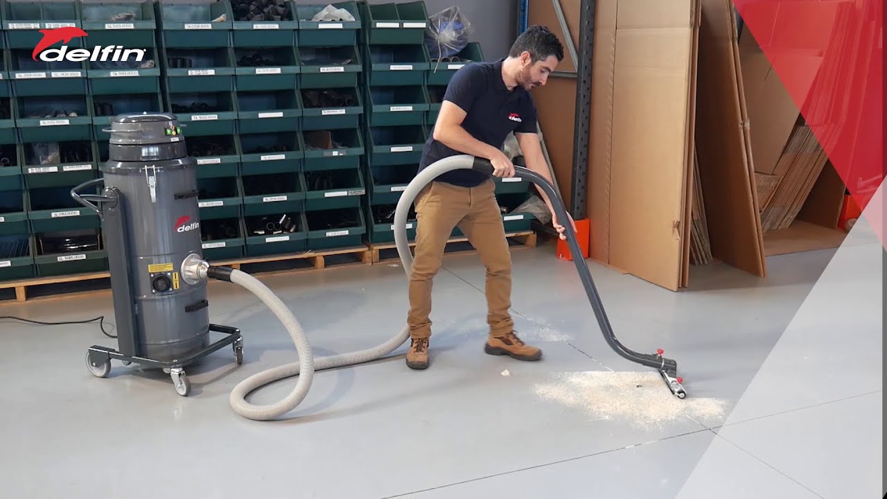 Delfin MTL 452 DS Industrial Vacuum Cleaner - YouTube