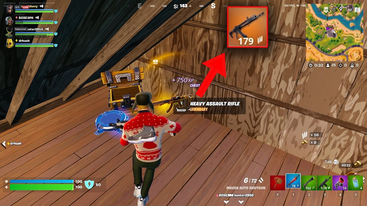 The Heavy Assault Rifle Is The Best Gun In FORTNITE RELOAD - YouTube
