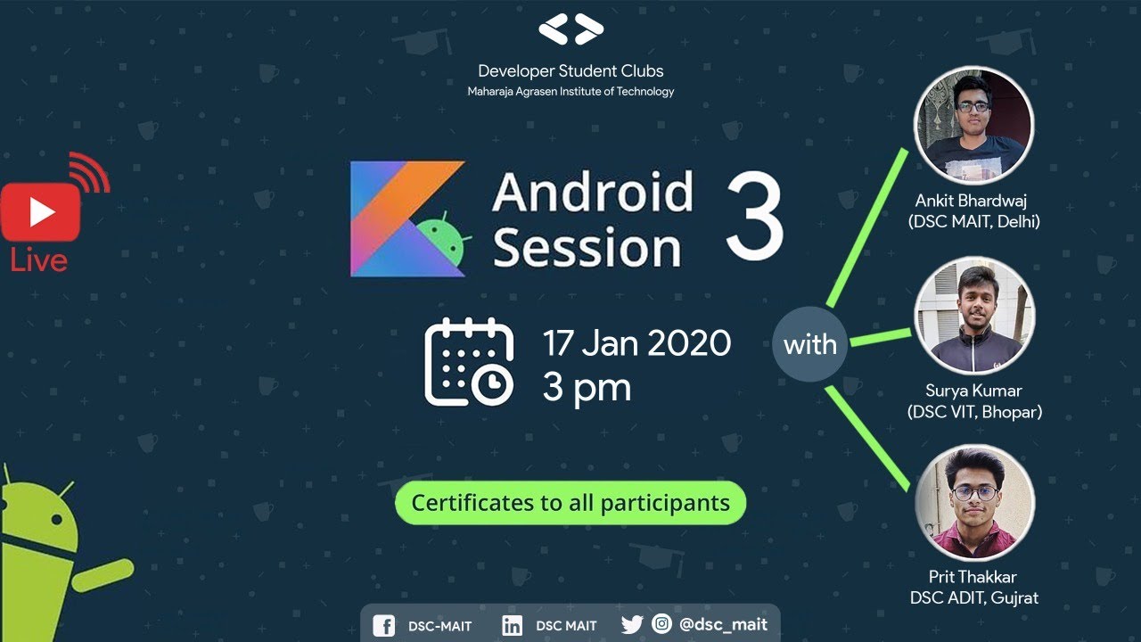 Session 13 - Android Study Jam Session 3 - YouTube
