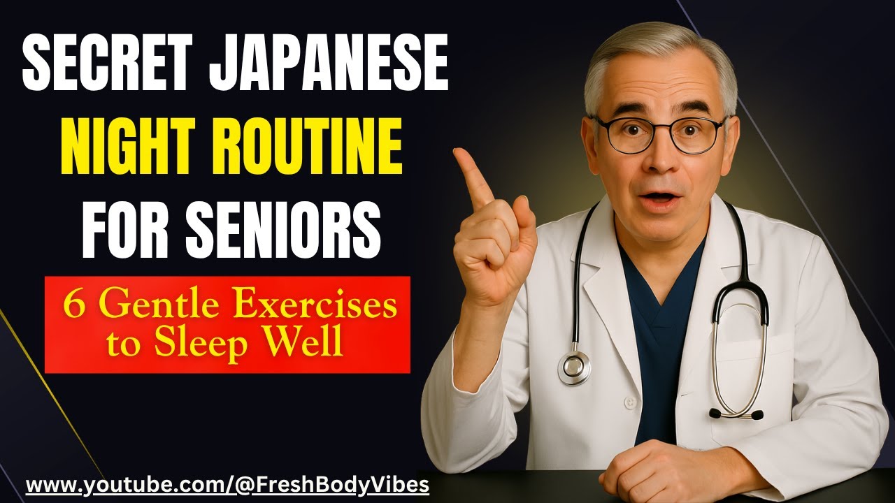 Secret Japanese Night Routine for Seniors – 6 Gentle Exercises to Sleep ...