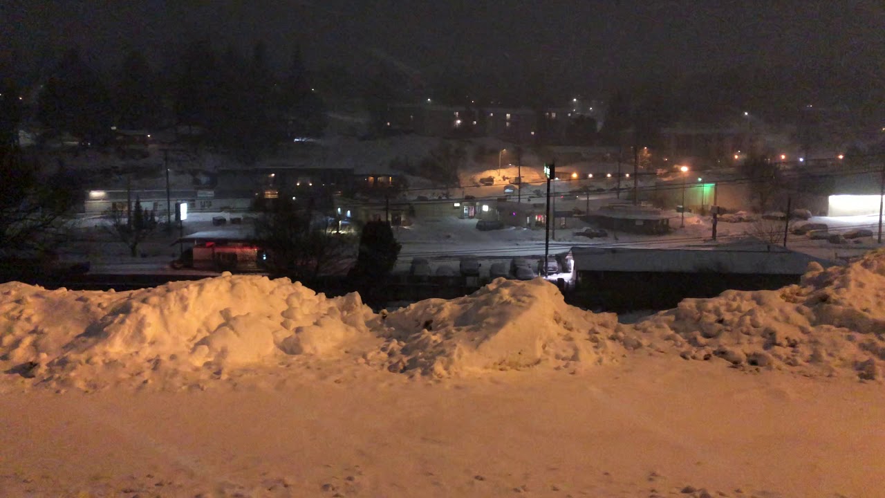 More Snow for Pullman, WA - YouTube