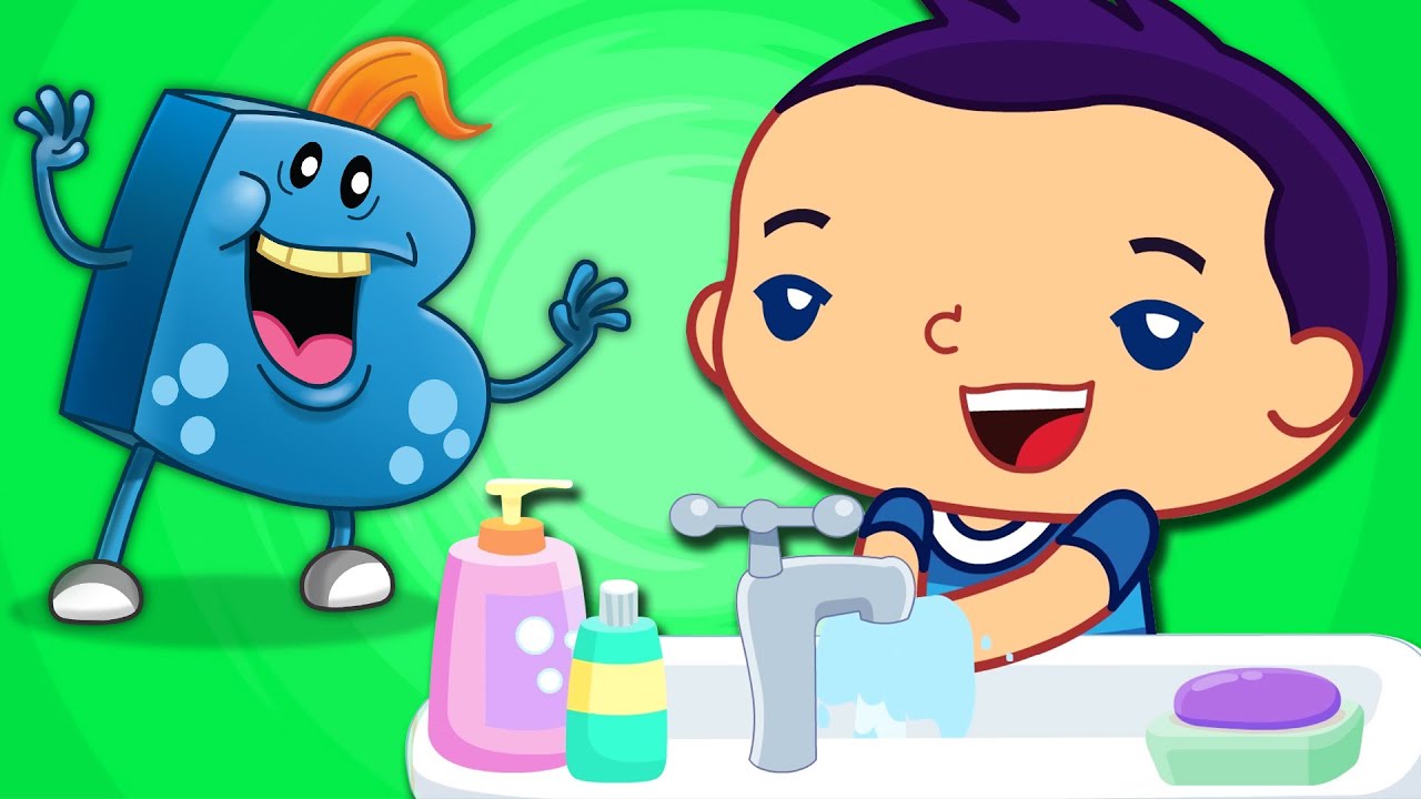 Wash your Hands - Learning Video for Kids | ABC Monsters | Good Habits ...
