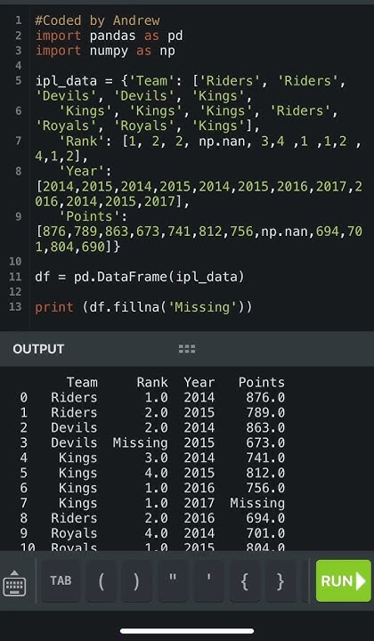 Python Bytes Panda Dataframe Fill Null Values Coding Python Datascience Code In Description