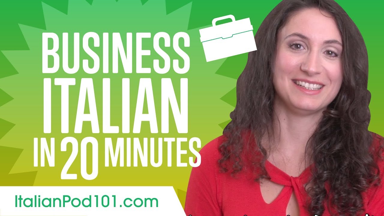 Learn Italian Business Language In 20 Minutes YouTube learn-italian-business-language-in-20-minutes-youtube