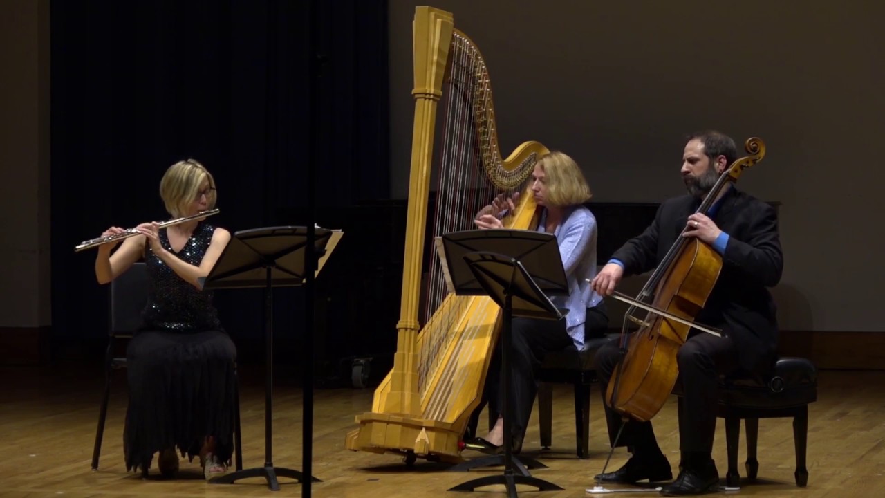 Joseph Hallman: Second to None for flute, cello, and harp - YouTube