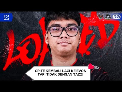 CRITE KEMBALI LAGI KE TEAM EVOS TAPI TIDAK DENGAM TAZZ!! - YouTube