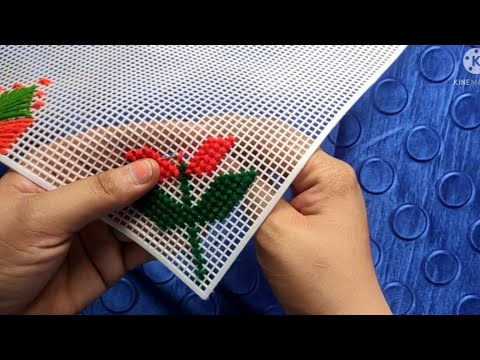 Plastic Net Designing | Art & Craft with RS - YouTube