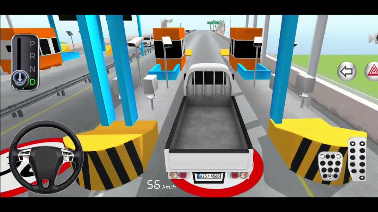 Power Kia Pickup Truck in Highway Rest Area - 3D Driving Class gameplay ...