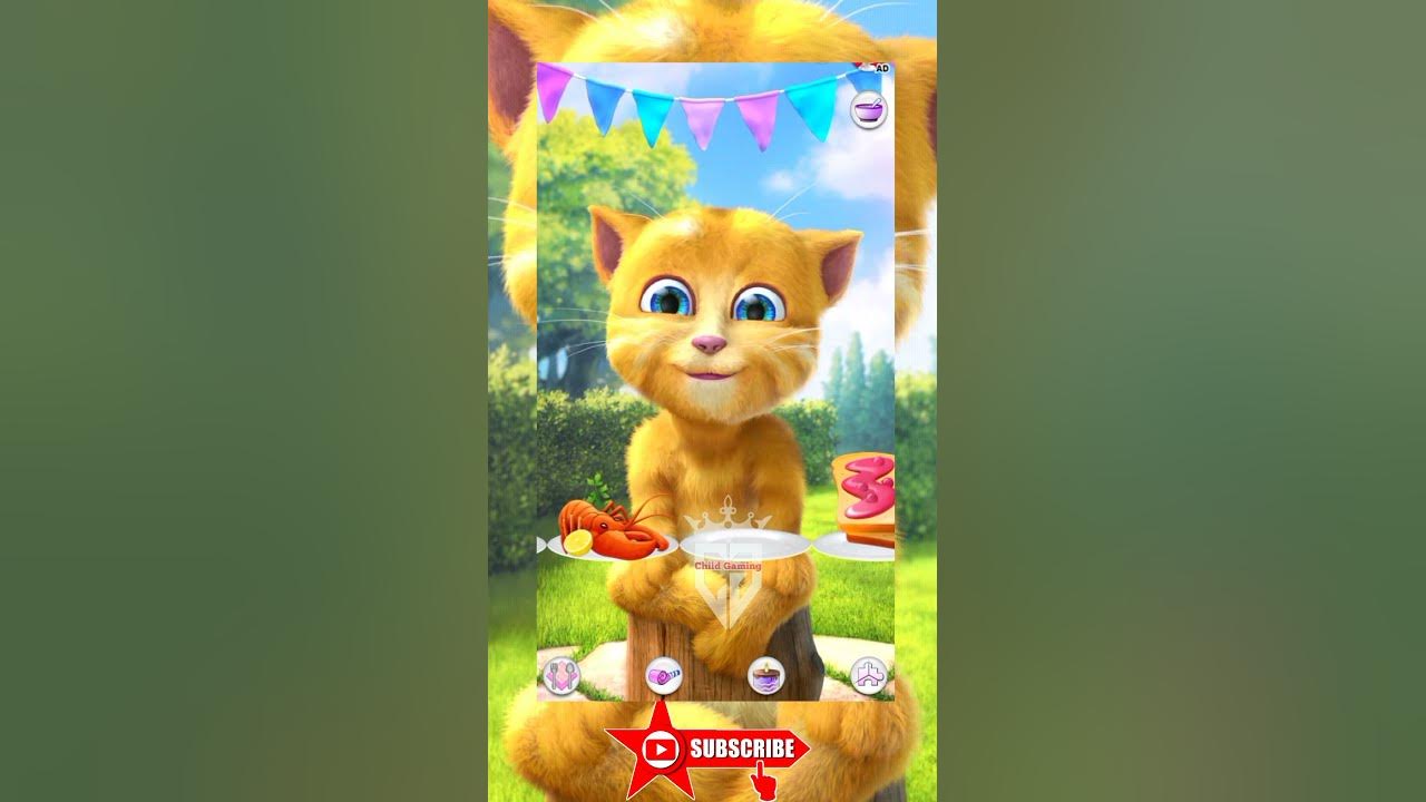 Talking Ginger 🍉🍎🍇🥝🌶️🌽🍆🥨🍟🍲🍌🌮🍩🍿 Youtube