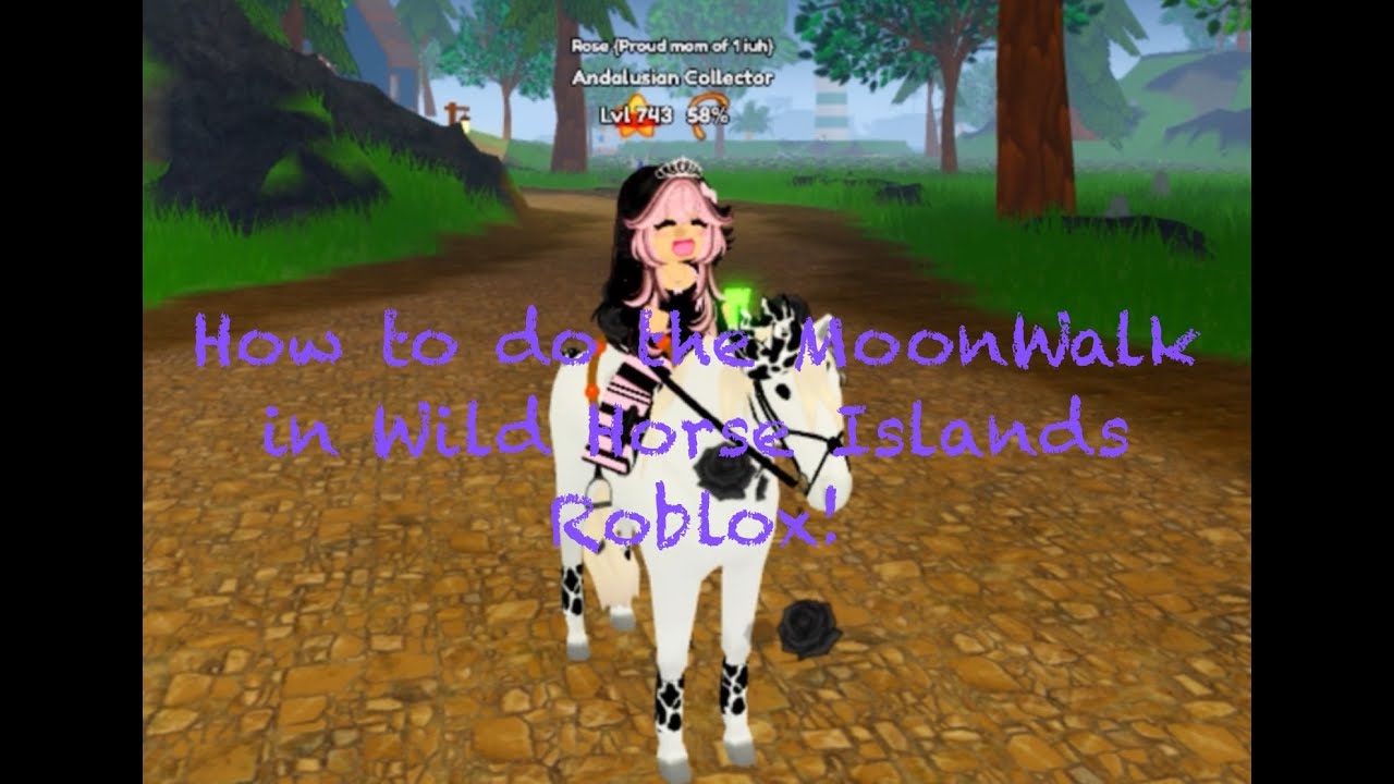 How to do the MoonWalk in Wild Horse Islands on Roblox - YouTube