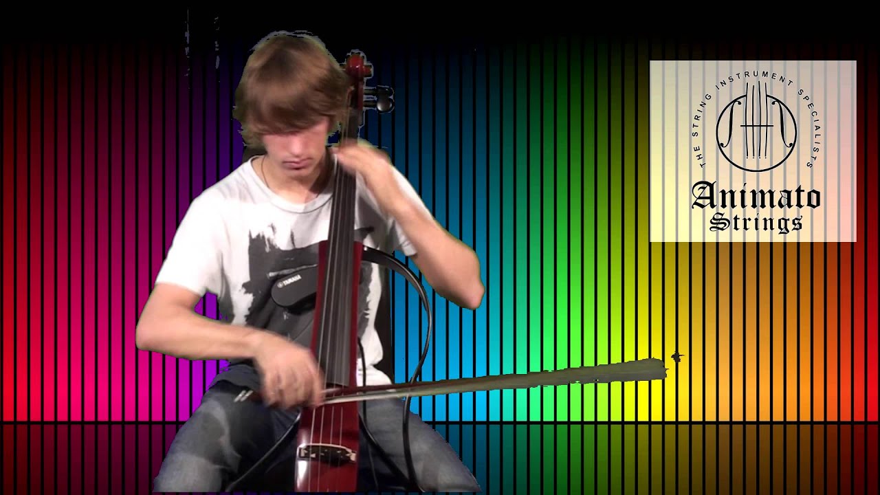 Tim Scott demonstrates Yamaha's Silent Cello cello at Animato - YouTube