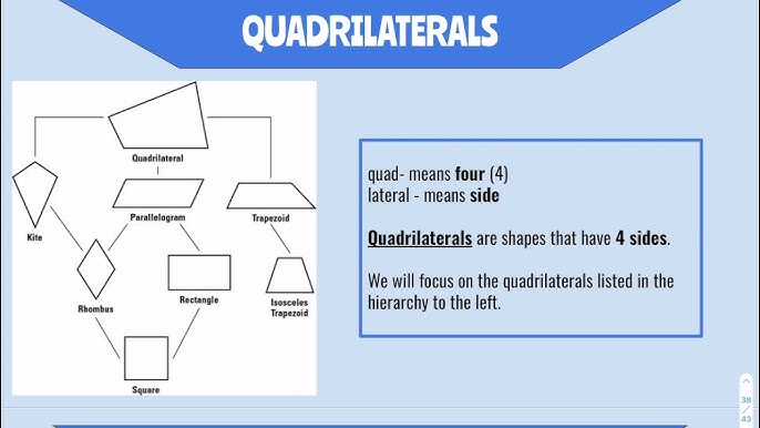 Quadrilateral Flow Chart With Kite