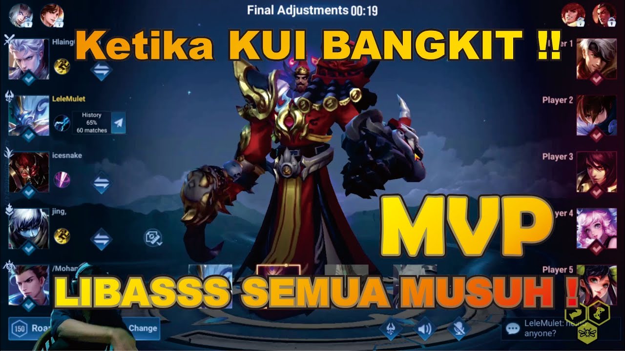 Honor of Kings HOK Indonesia - Ketika Kui Bangkit !! MVP ! - YouTube