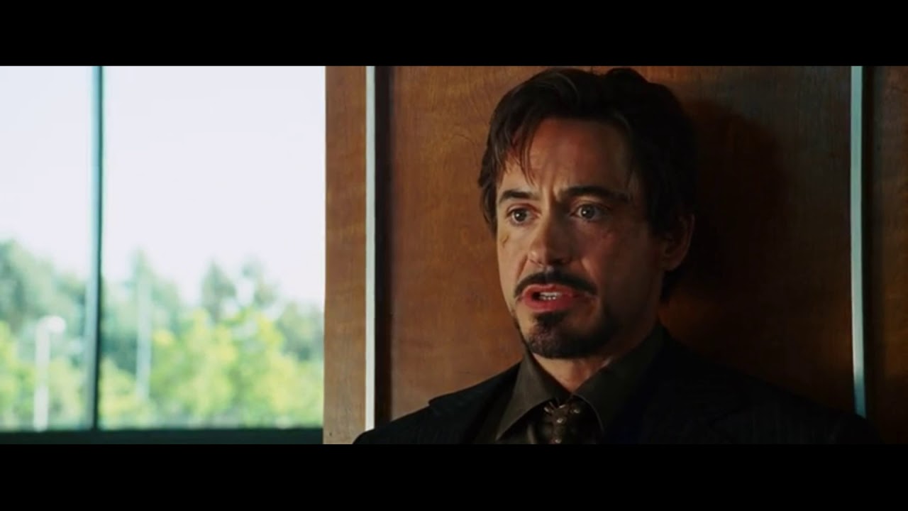 Tony Stark Press Conference Iron Man 1 - YouTube