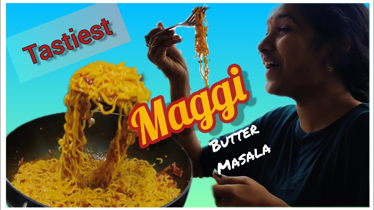 Easy and tasty Maggi recipe | Telugu | Street style Maggi | Butter ...
