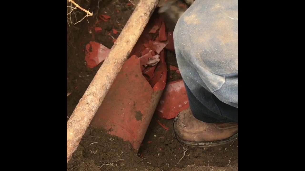 Re-pipe plumbing installing a double sweep sewer mainline clean out in ...
