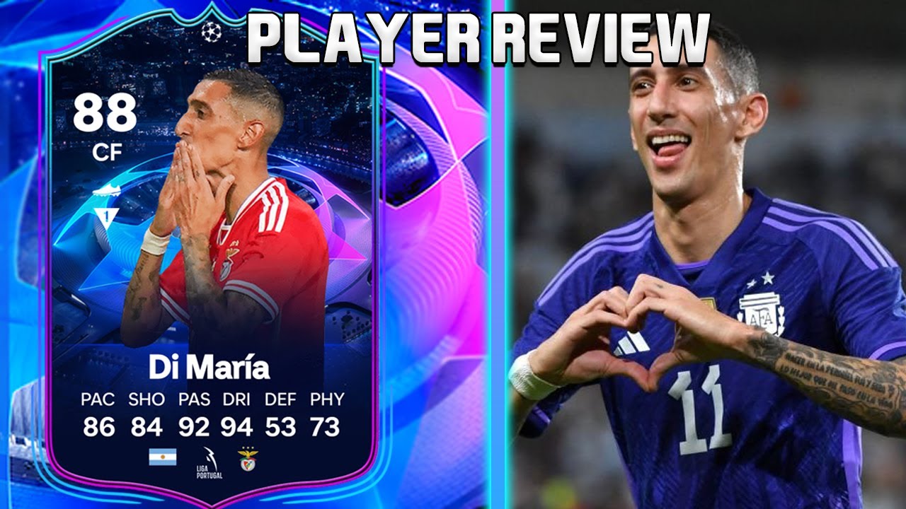 EL FIDEO!! 🇦🇷 88 RTTK DI MARIA PLAYER REVIEW! EA FC 24 ULTIMATE TEAM ...