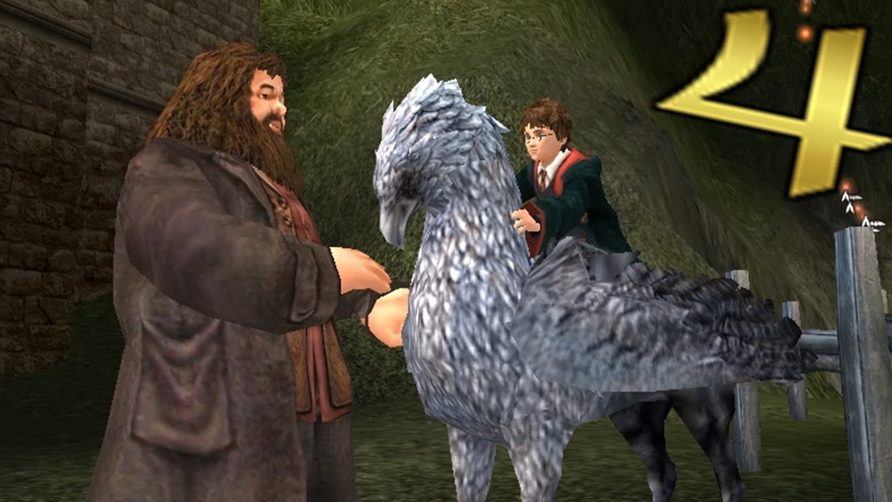 Hp Cap 4 Volamos con Buckbeak y aprendemos un par de hechizos - YouTube