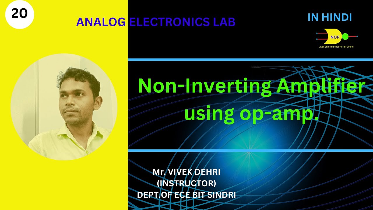 Non-Inverting Amplifier Practical ,Non-Inverting Amplifier using op-amp ...