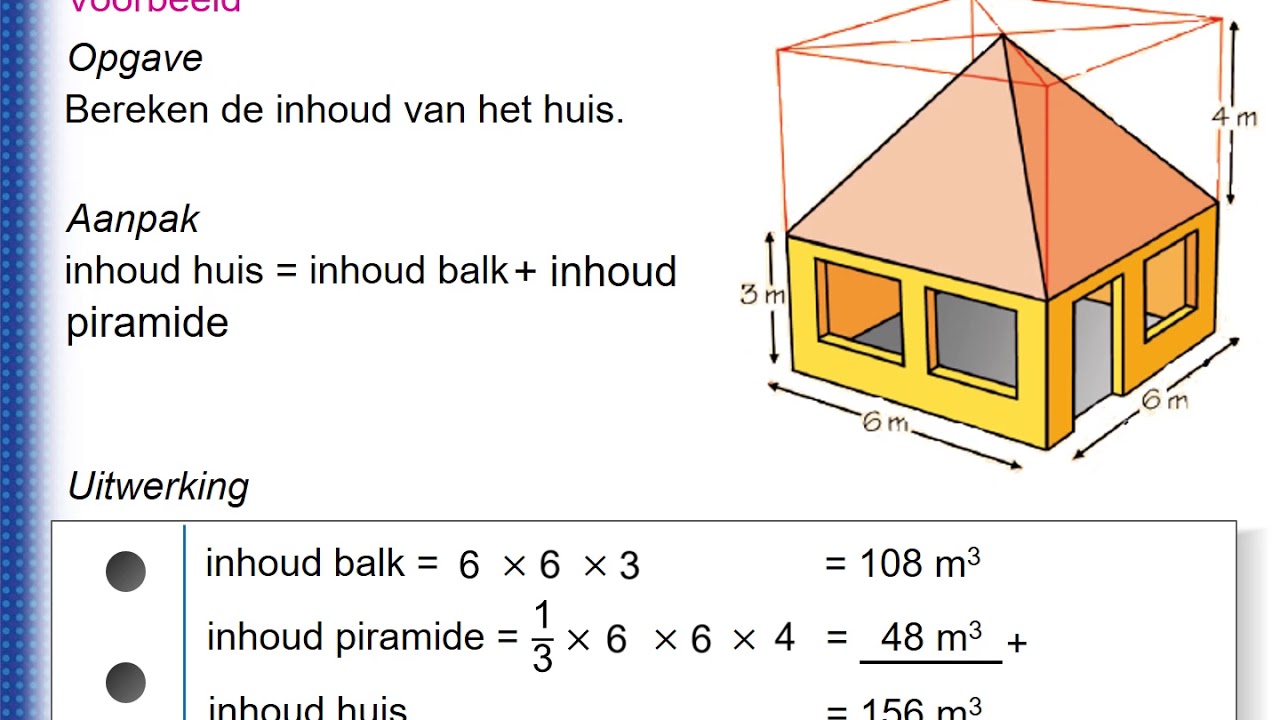 Getal & Ruimte 10e editie 3KGT 7.4 Inhoud Samengestelde Ruimtefiguren ...