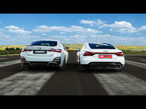 BMW i4 M50 vs Audi e-tron GT DRAG YARIŞI