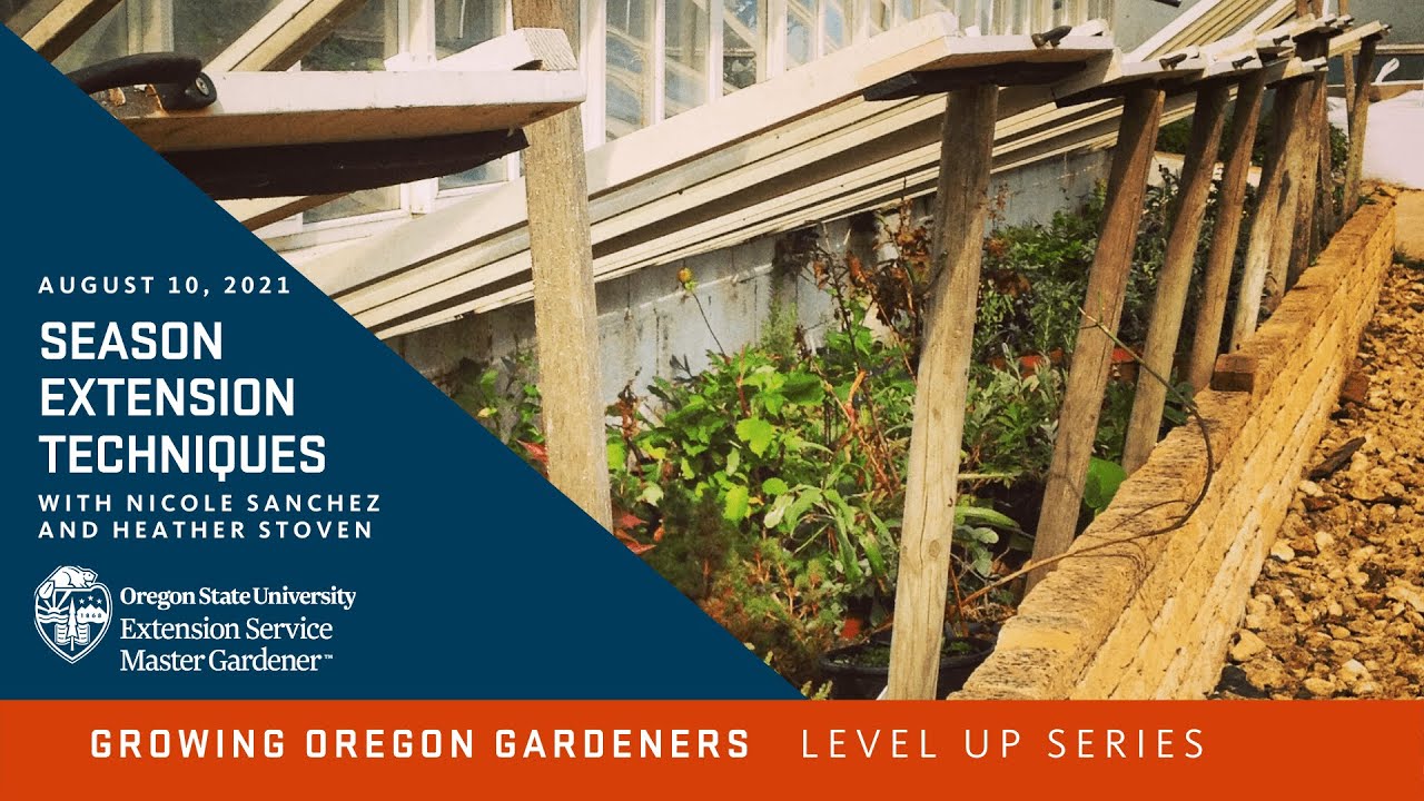 Season Extension Techniques | Master Gardeners - YouTube