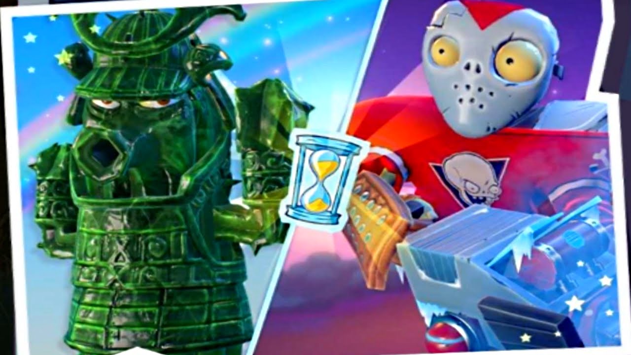 PvZ Garden Warfare 2: HERO SHOWCASE Jade Cactus & Goalie Star ...