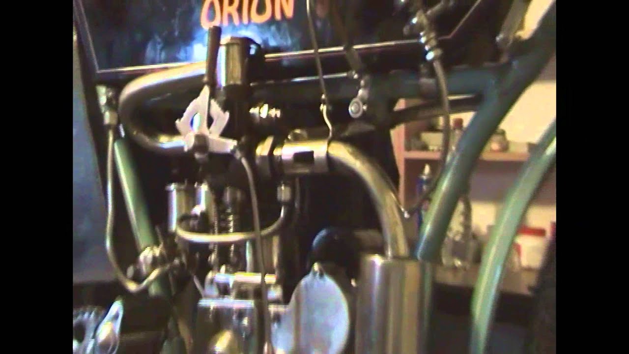 Orion 450 cc,1905.First start after overhauling the engine. - YouTube
