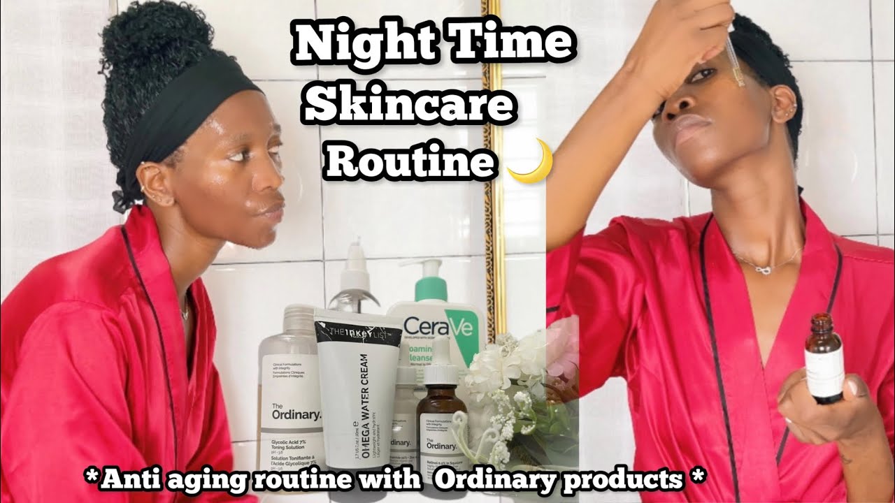 NIGHT TIME SKIN CARE:Finally settling in my routine for glowing skin ...