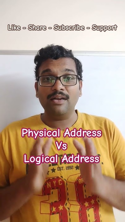 Physical Address Vs Logical Address in Operating System || OS Interview Questions #os - YouTube