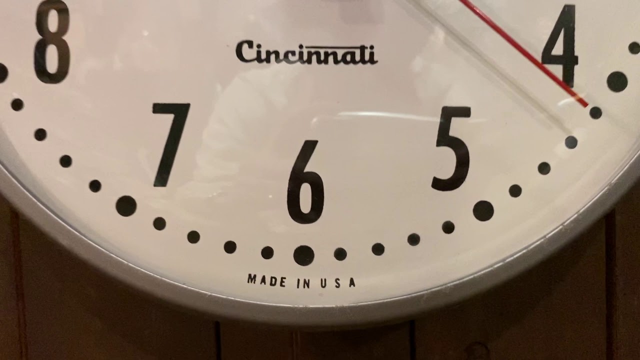 Cincinnati Wall Clock - YouTube