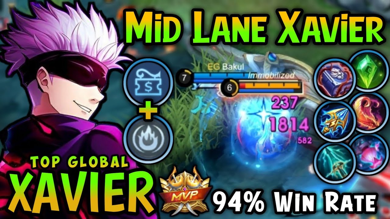 Xavier Best Build For 2024!! 94% Win Rate - Build Top Global Xavier ...