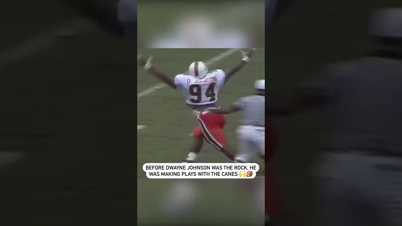 Dwayne Johnson Football Highlights