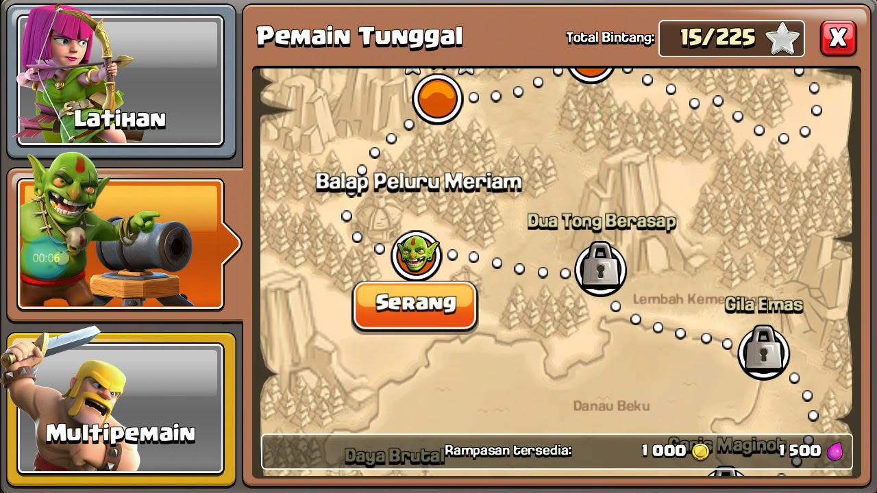 COC TH 3. 4 JAN 2020 PEMAIN TUNGGAL BALAP PELURU MERIAM - YouTube