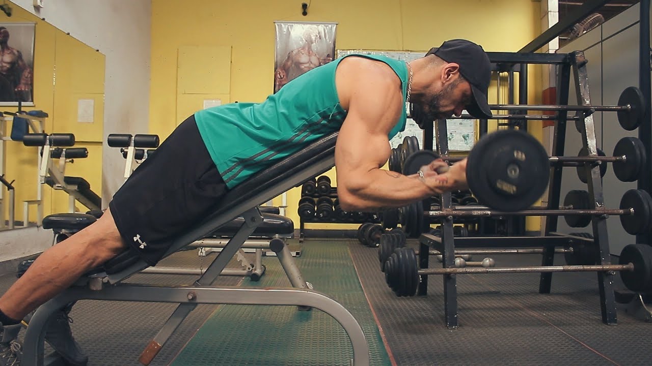 Rosca Direta - Banco Inclinado - YouTube