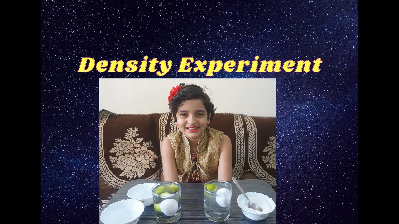Science Experiment 1-Density Experiment with Lemon & Egg / Water ...