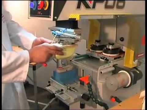 Pad Printing process with Comec Italia KP06 2C RR - YouTube
