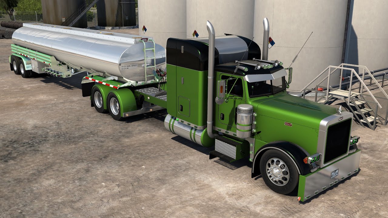 ATS Expansion Diesel Transport Featuring Henrique's Shop Heil Tanker ...