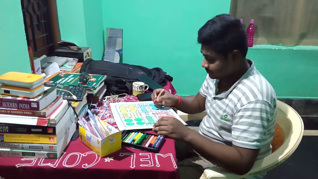 I made this Ludu in lockdown period at home. - YouTube