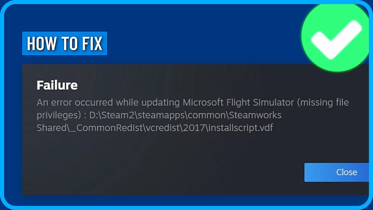 How to Fix Steam Error Missing File Privileges (2024) - YouTube