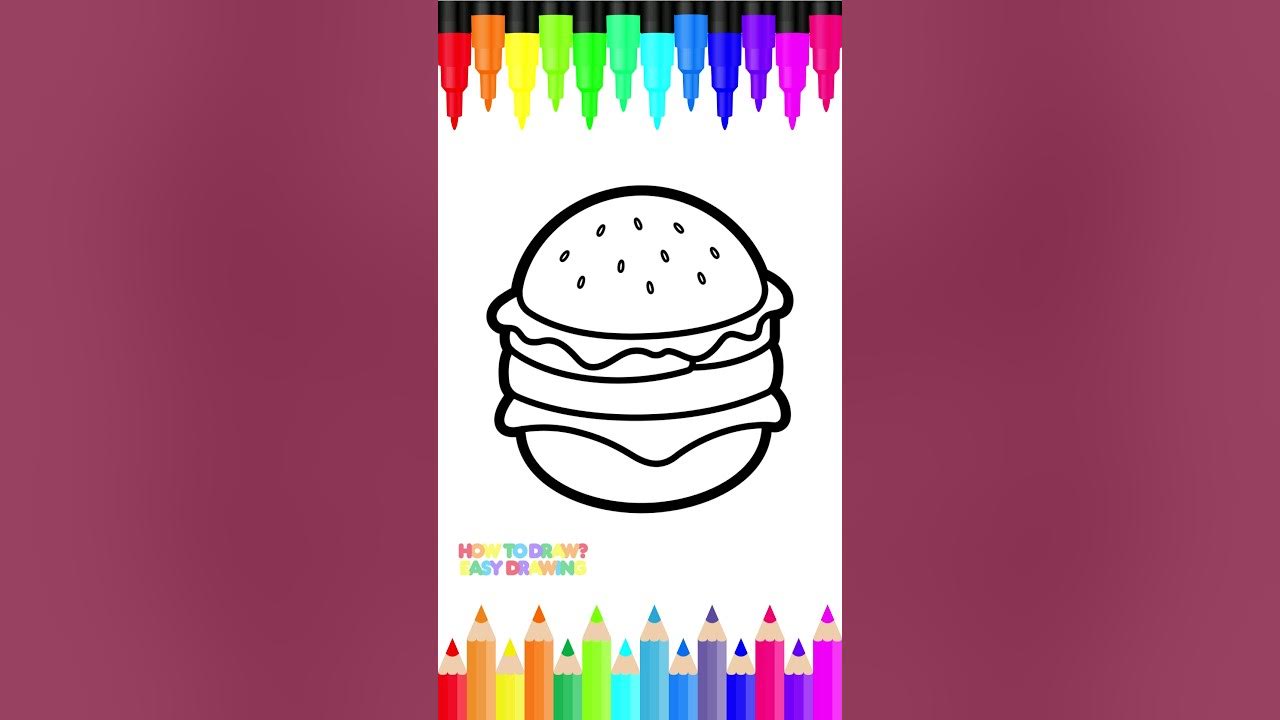 Fun and Easy Drawing Tutorial: How to Draw and Color a Delicious ...