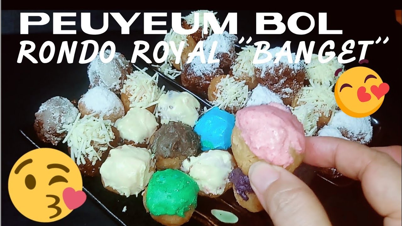 😘TAPE GORENG / PEUYEUM BOL RONDO ROYAL BANGEETT..!! / RESEP RONDO ROYAL ...