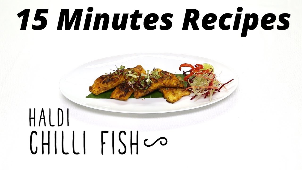 15 Minutes Recipes: Haldi Chilli Fish Recipe on Food i.e - YouTube