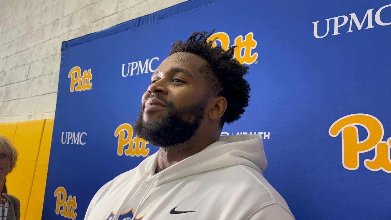 Pitt Pro Day: Tyler Bentley meets with the media - YouTube