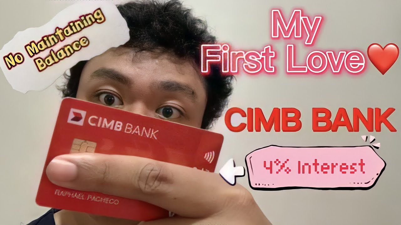 My first Bank CIMB Bank/ATM Debit Card - YouTube