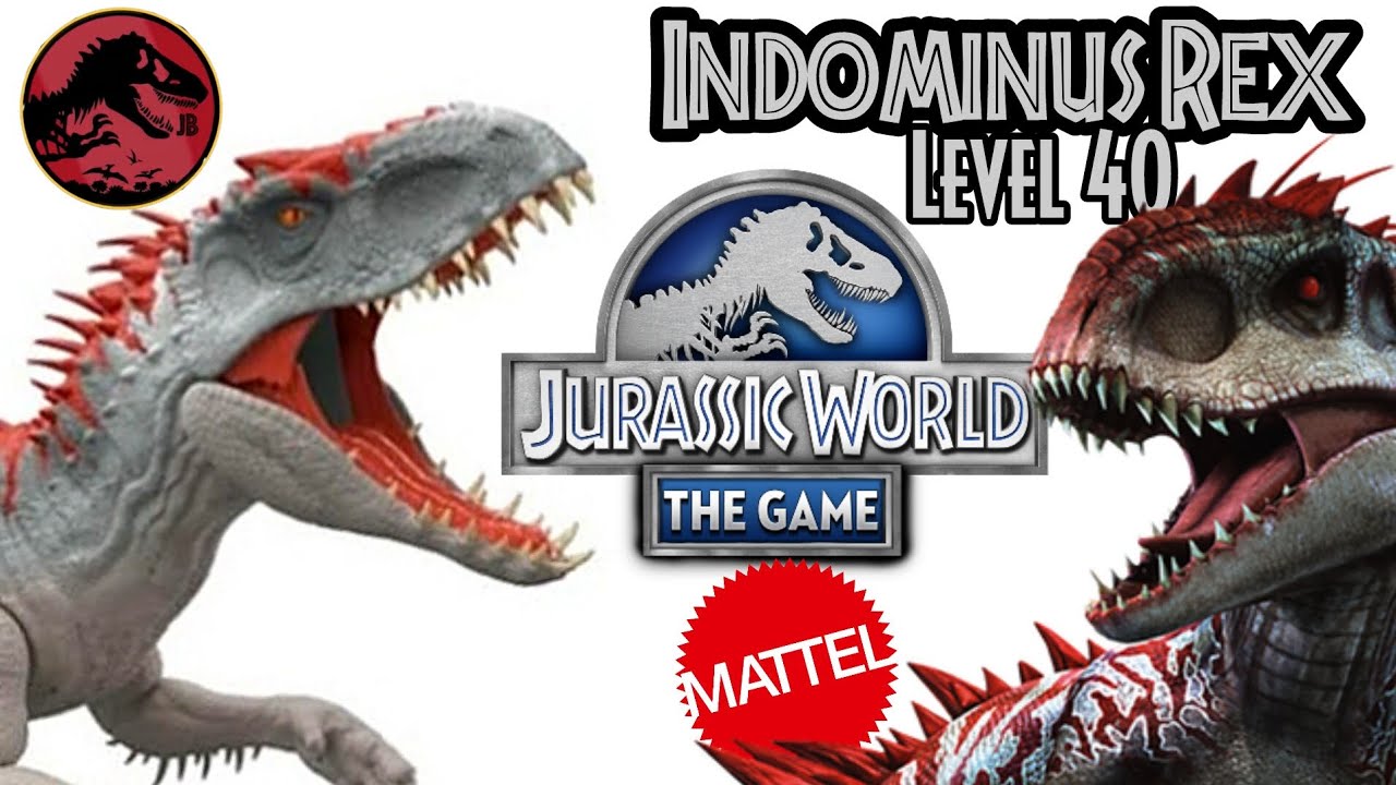 INDOMINUS REX LEVEL 40 DA MATTEL REVELADA | JURASSIC WORLD MATTEL - YouTube