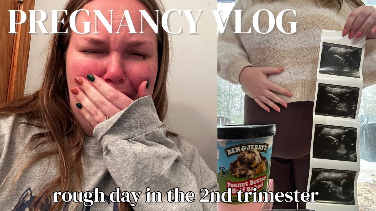 a very real day in the second trimester | pregnancy vlog - YouTube